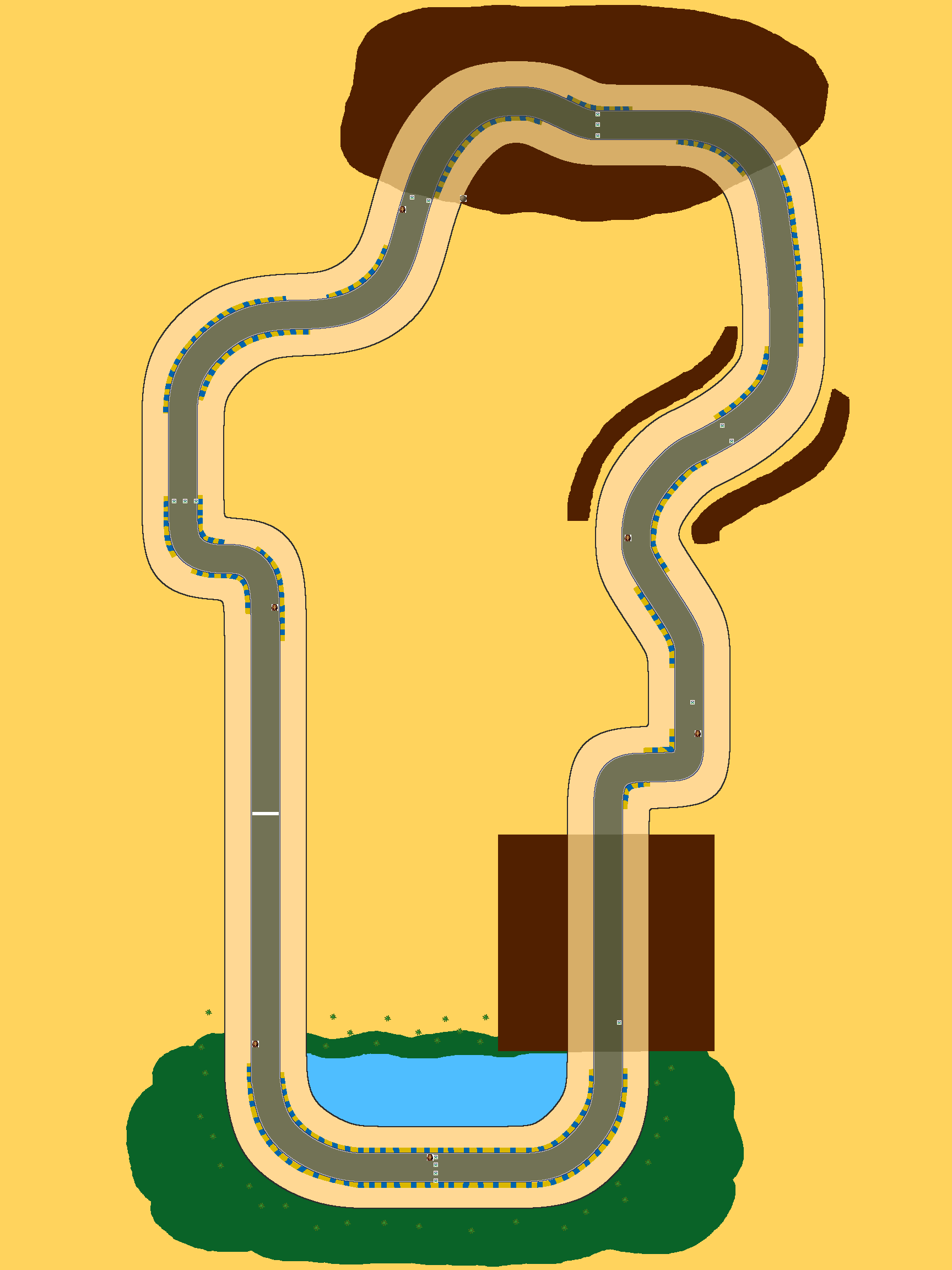 Trap Ruins A - Mario Kart PC