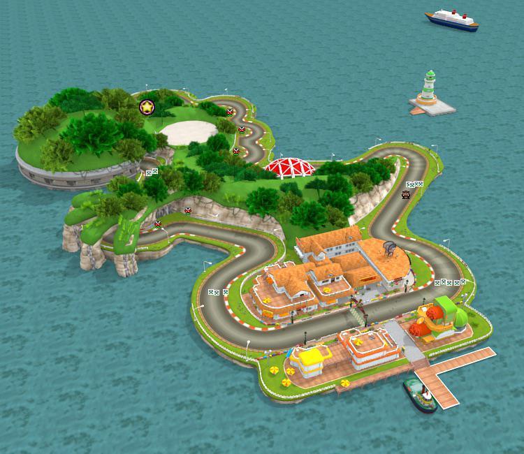 Yoshi circuit gcn - Mario Kart PC