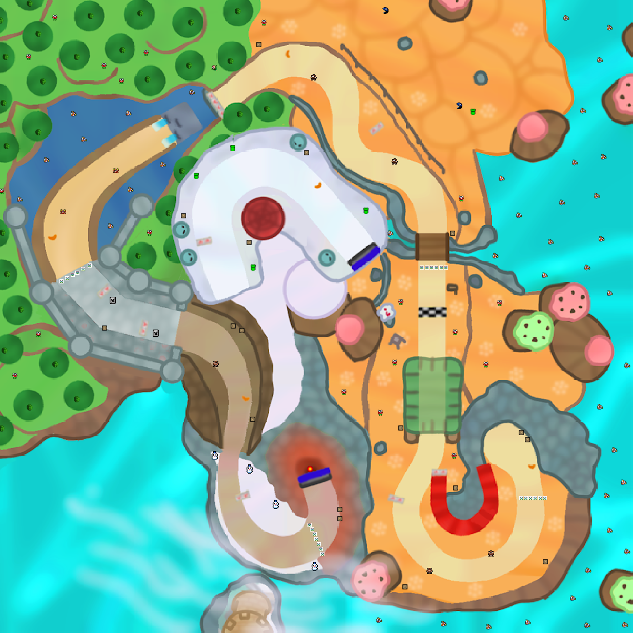 Yoshi's Island - Mario Kart PC