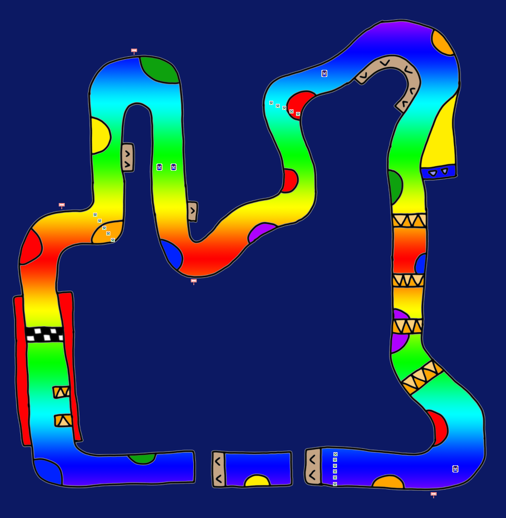 Rainbow Road - Mario Kart PC