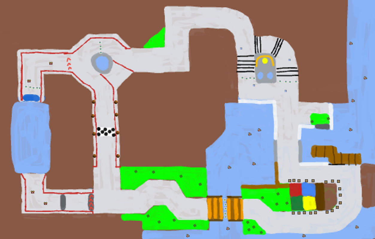 DS Delfino Square Remastered - Mario Kart PC