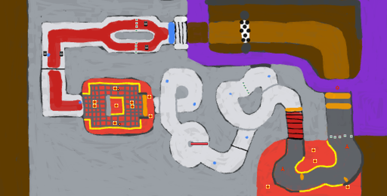 GCN Bowser's Castle Remastered - Mario Kart PC