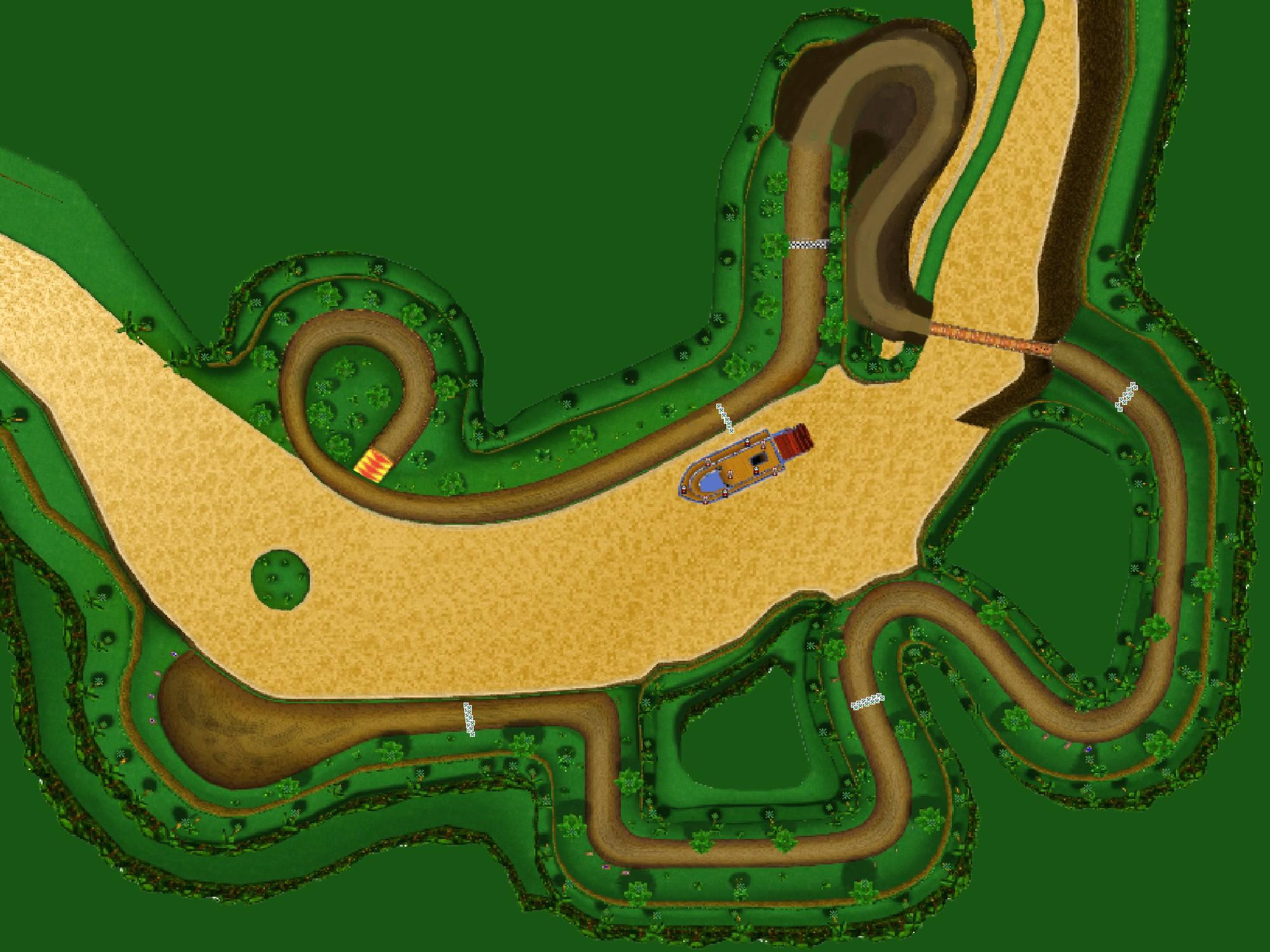DK's Jungle Parkway - Mario Kart PC