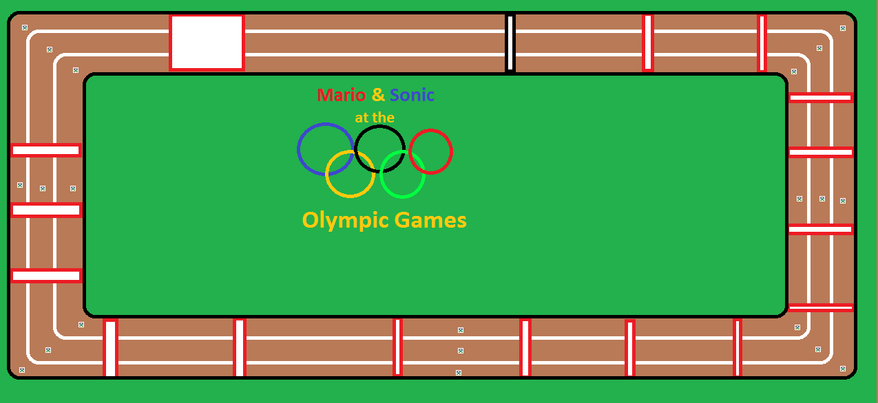 Mario & Sonic's Olympic Hurdles - Mario Kart PC