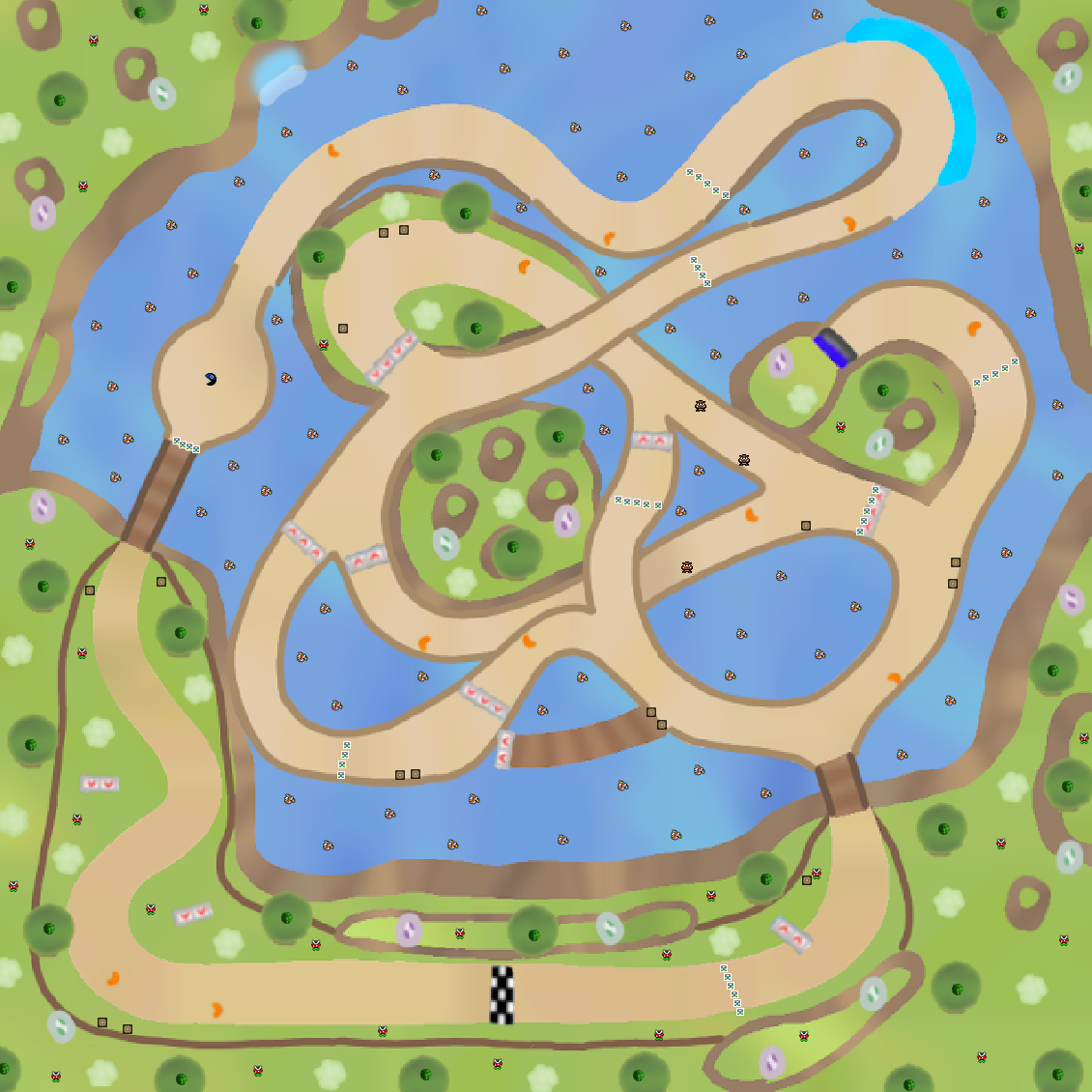 Yoshi Valley - Mario Kart PC