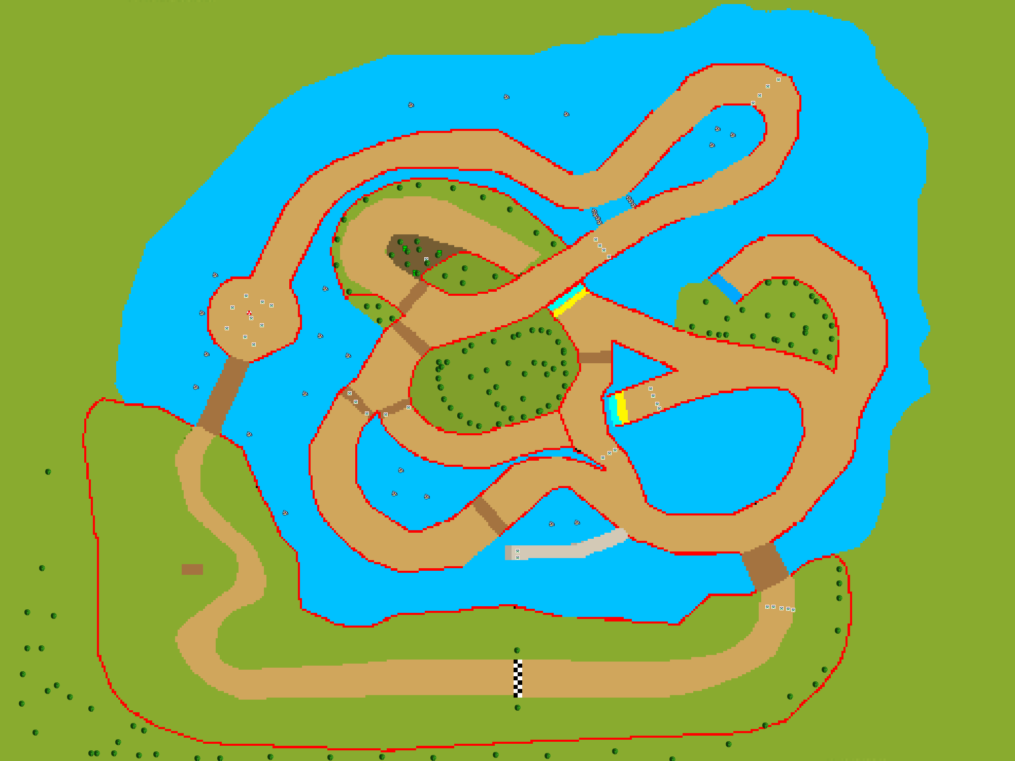 yoshi valley - Mario Kart PC