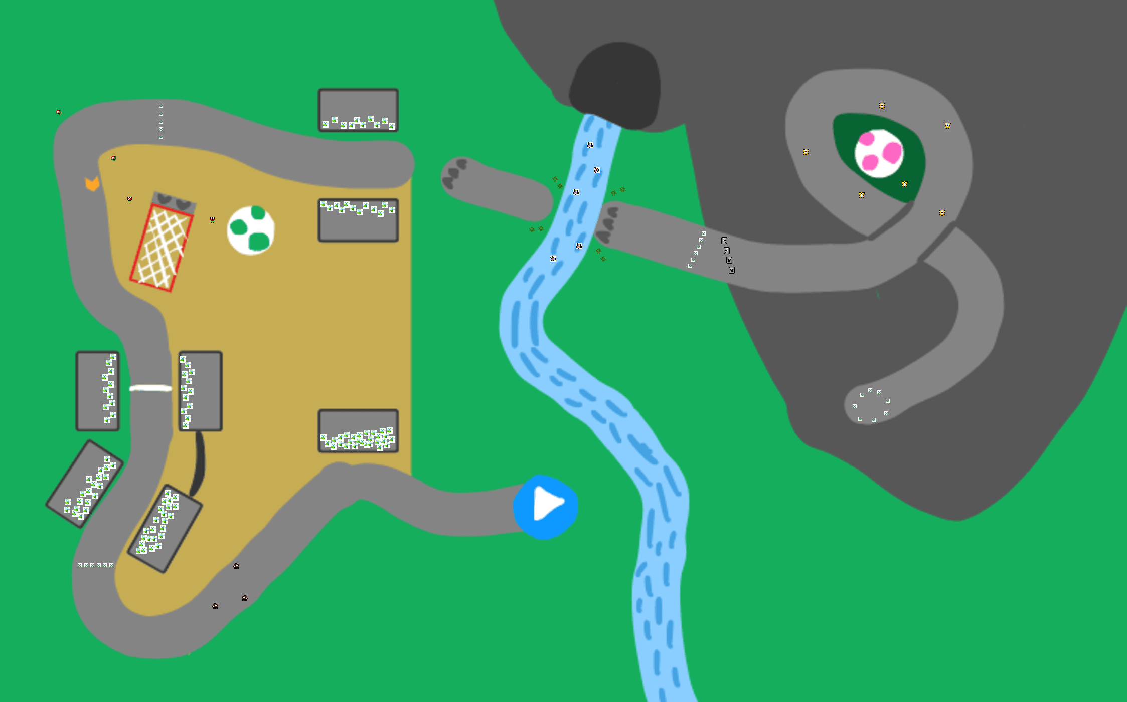 Yoshi Mountain Raceway - Mario Kart PC