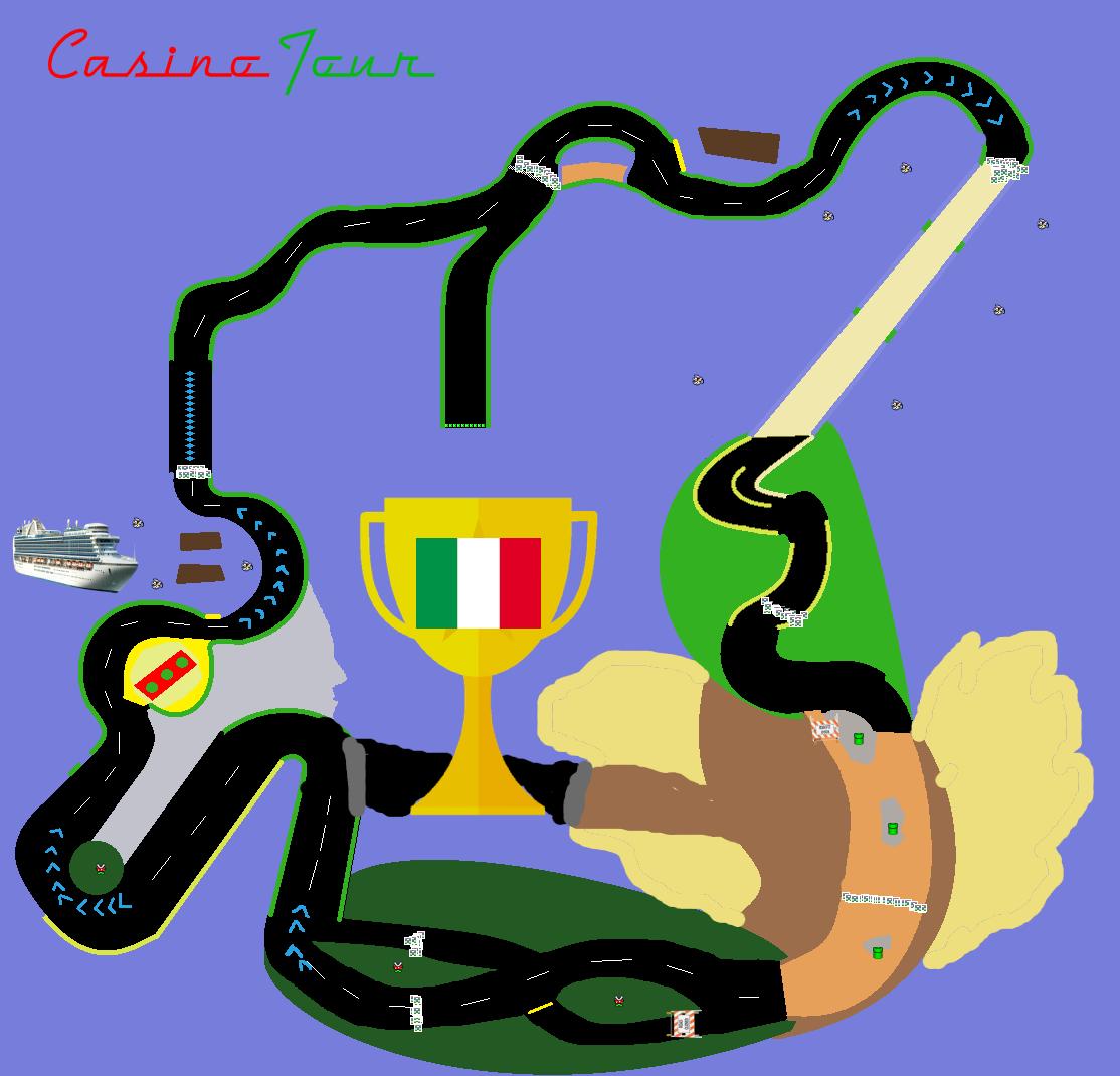 Casino Tour- Italy Cars 2-3 - Mario Kart PC