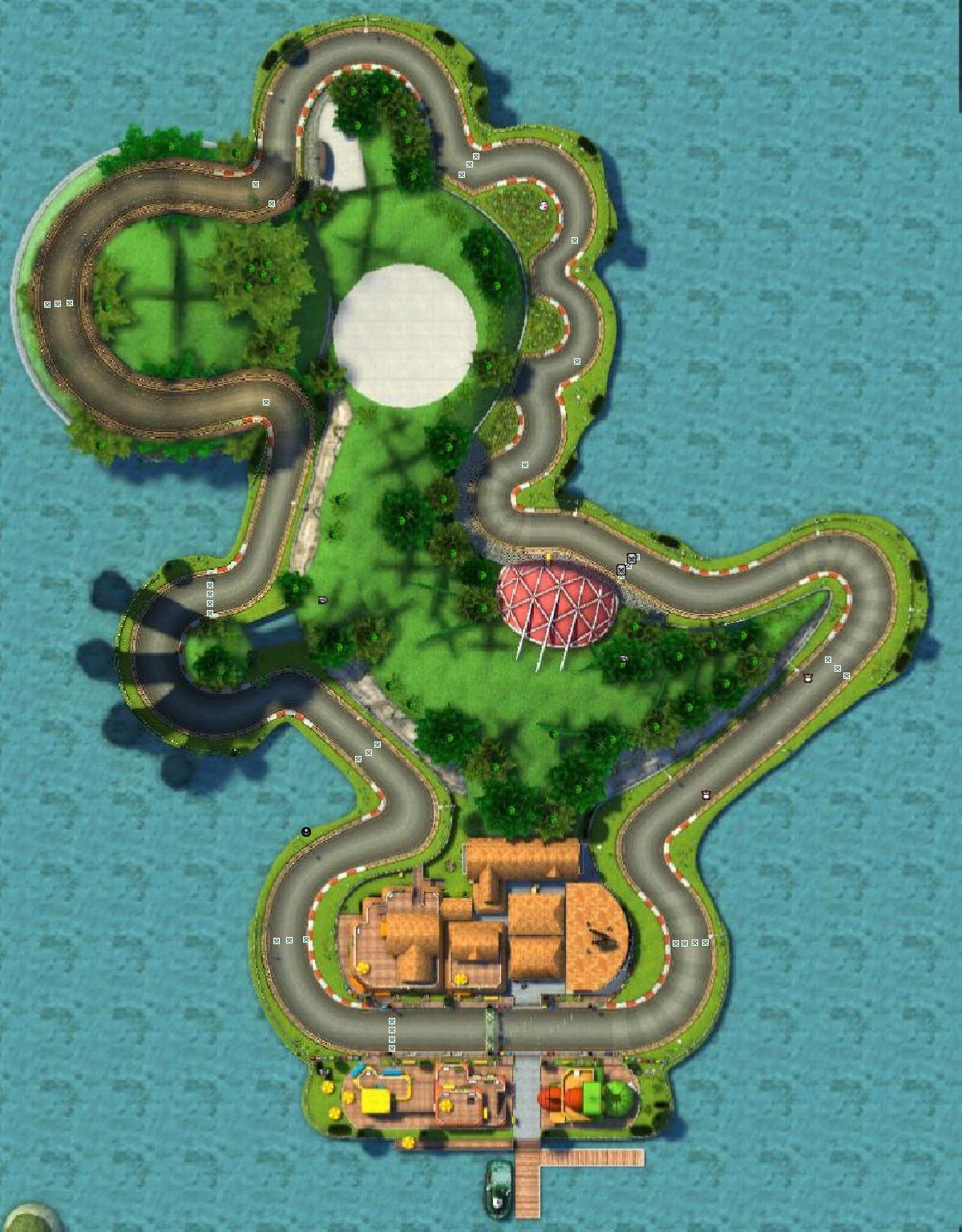 Reddit post track - Mario Kart PC