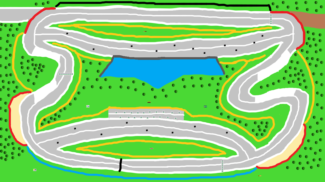 Roll 'em Raceway - Mario Kart PC