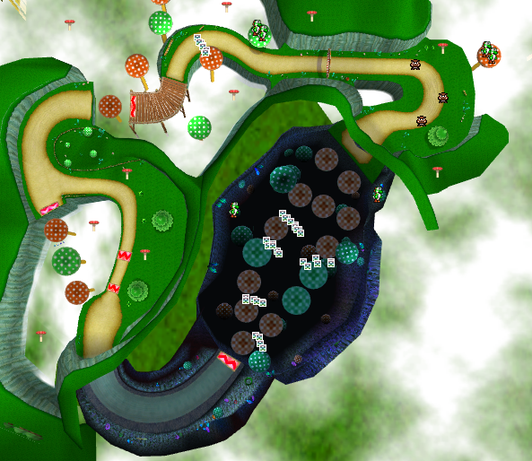 Mushroom gorge - Mario Kart PC