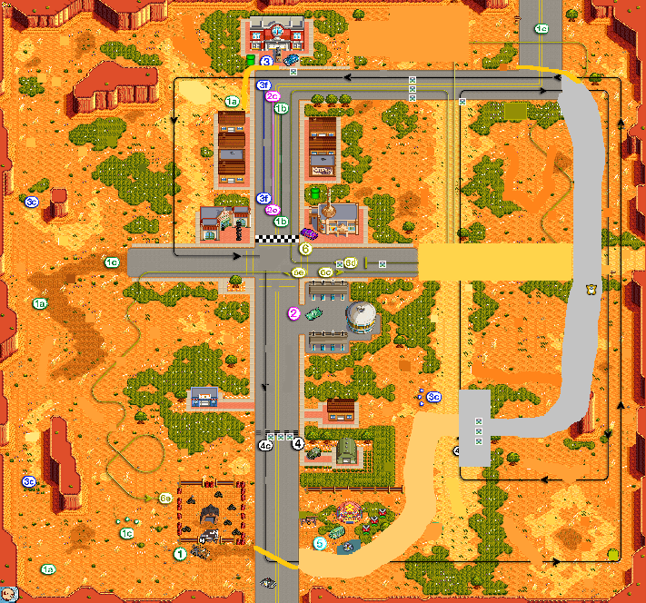 Cars - Radiator Springs Grand Prix - Mario Kart PC