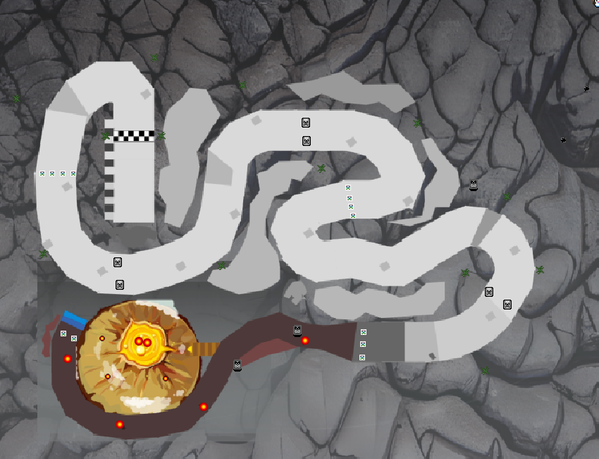 Thwomp Volcano - Mario Kart PC