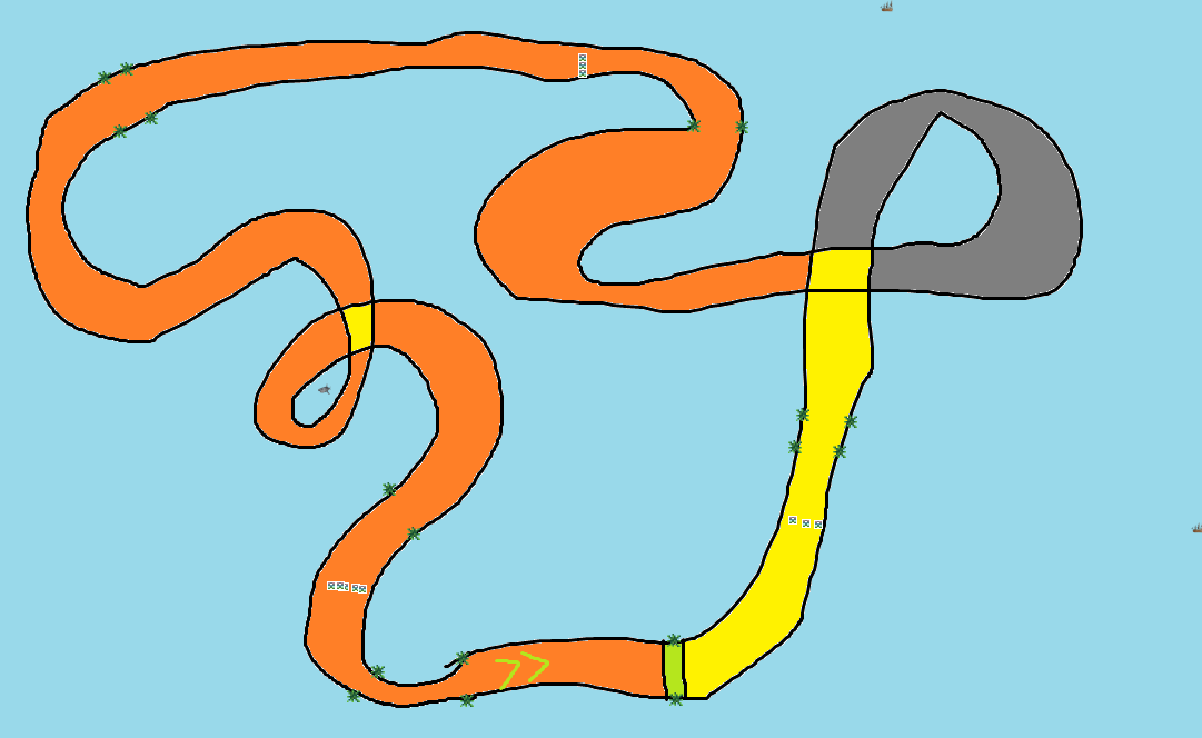 Pirate Trench - Mario Kart PC