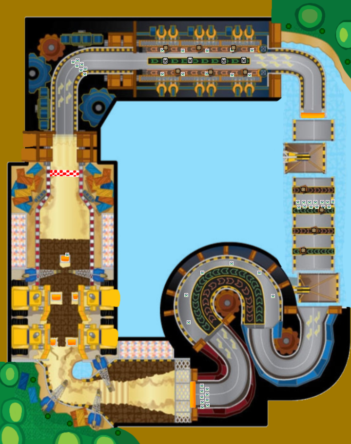 Toad Factory - Mario Kart PC