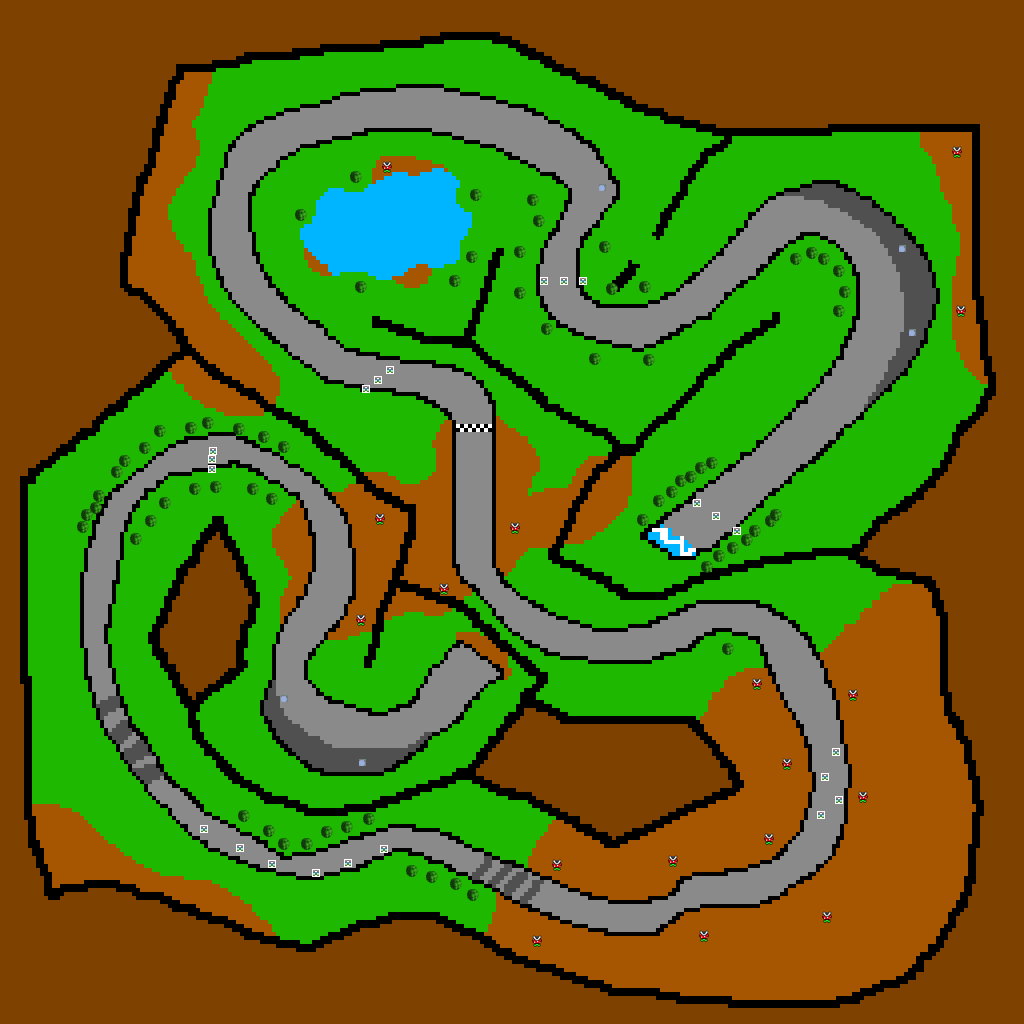 Asphalt Alley - Mario Kart PC