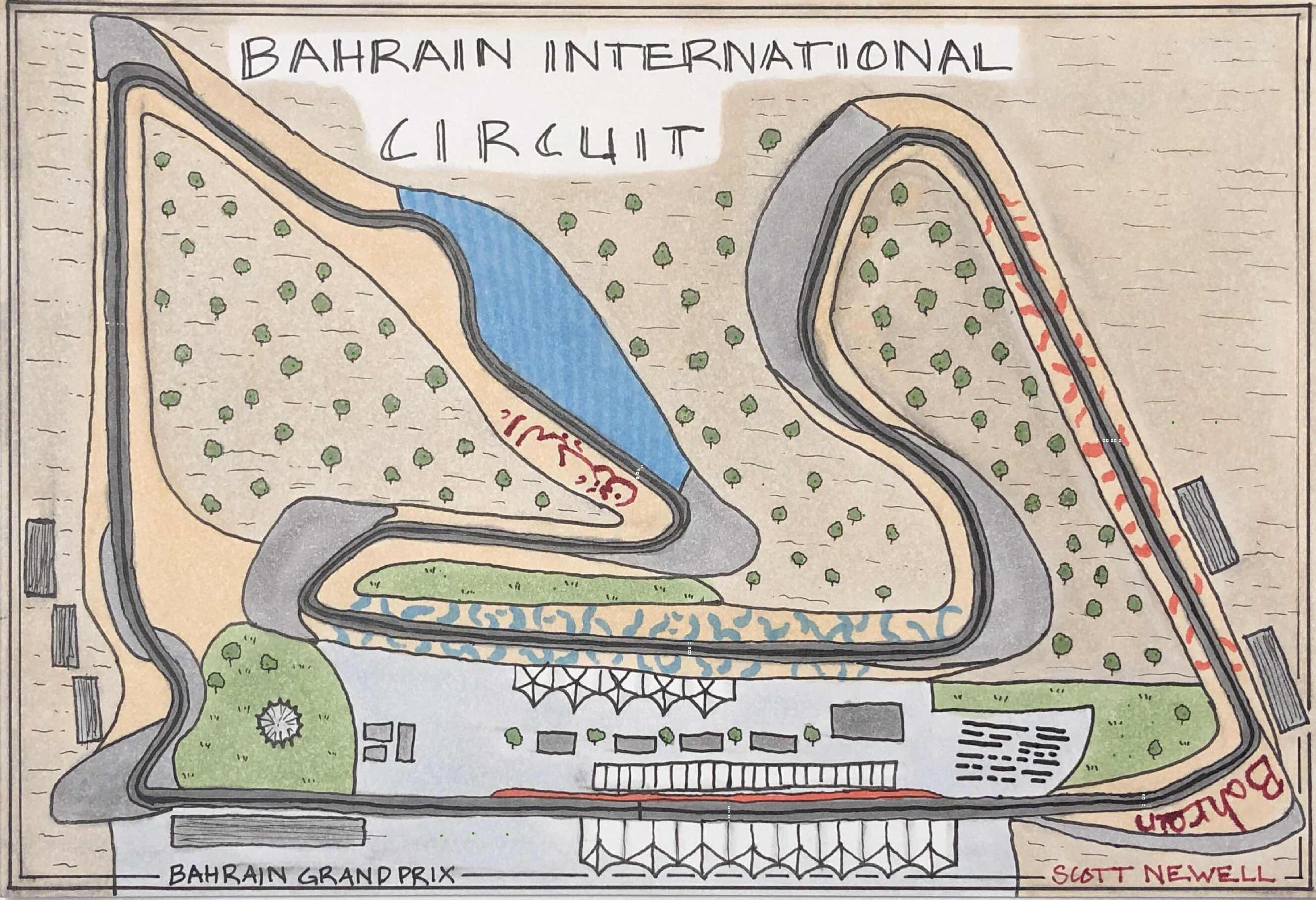 Bahrain GP (NEW LOOK) - Mario Kart PC