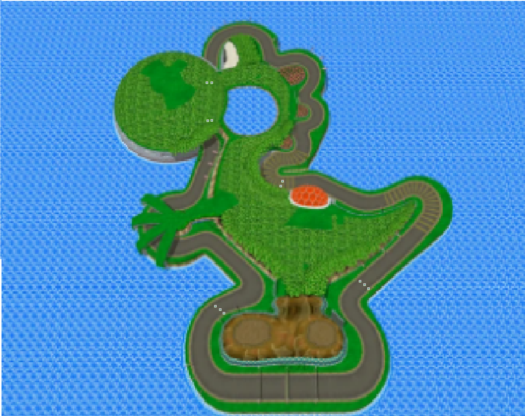 Mario Kart Double Dash Yoshi Circuit - Mario Kart PC
