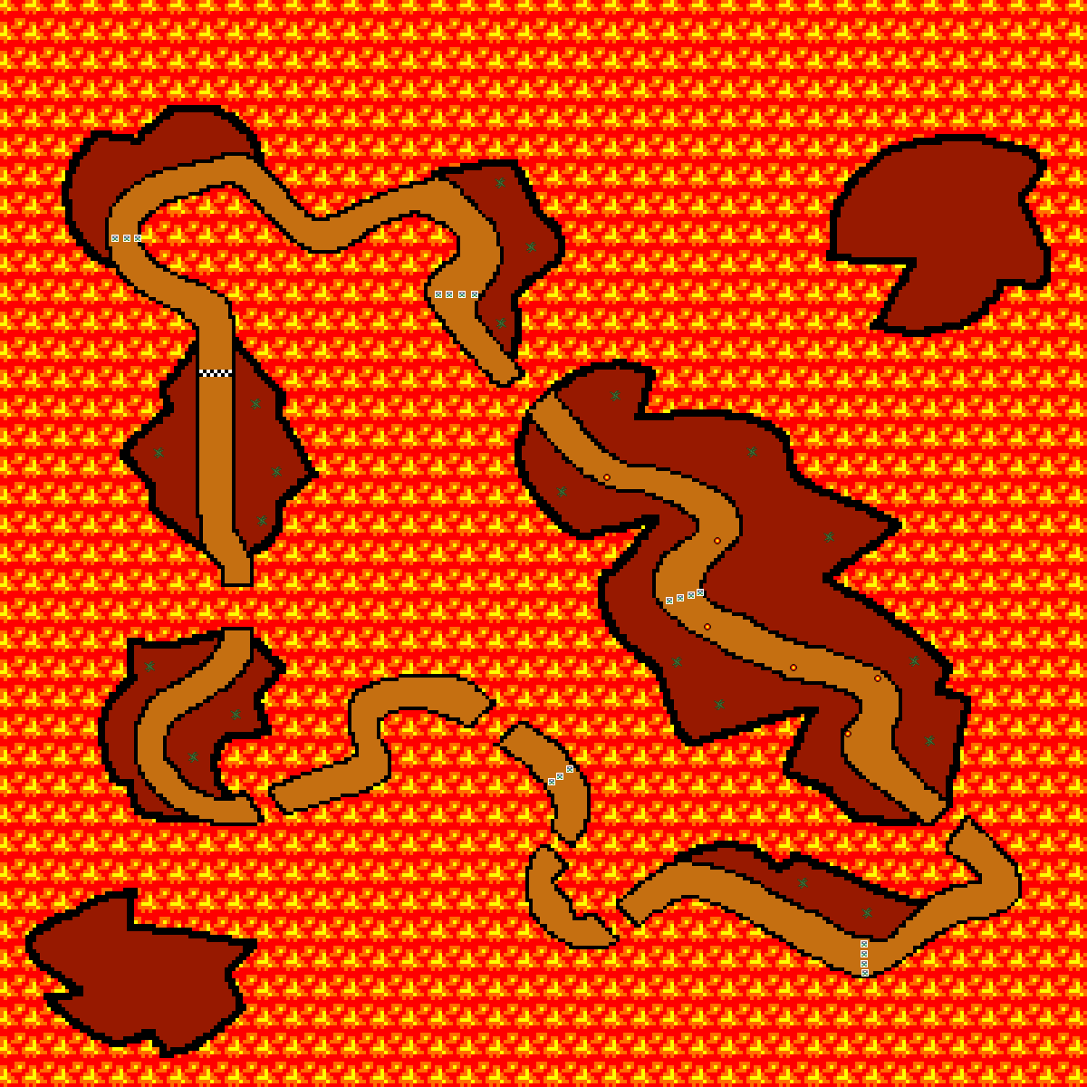 DK's Lava Cave - Mario Kart PC