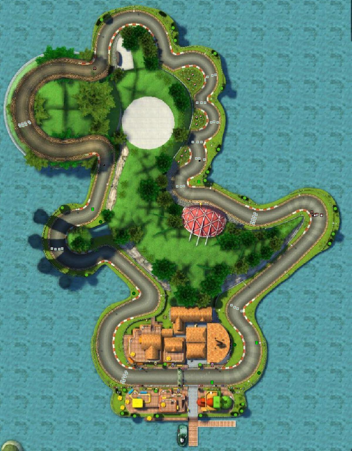 Yoshi circuit - Mario Kart PC