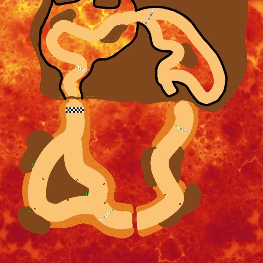 Lava Ocean Volcano - Mario Kart PC