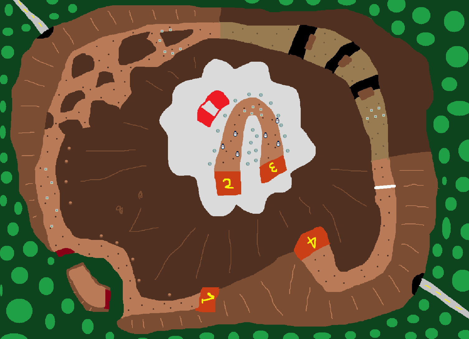 Montaña marrón - Mario Kart PC