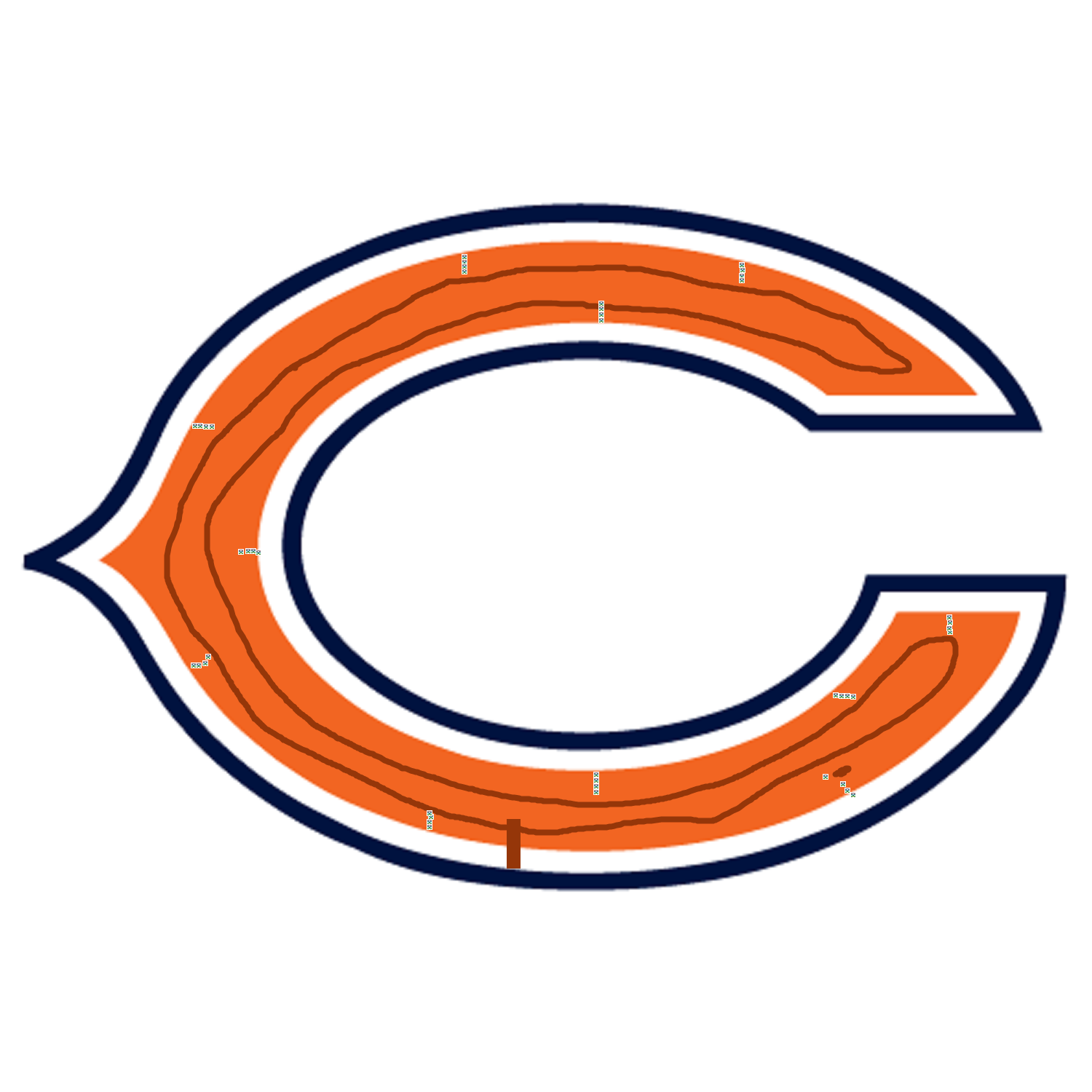 Literally just the Chicago Bears Logo - Mario Kart PC