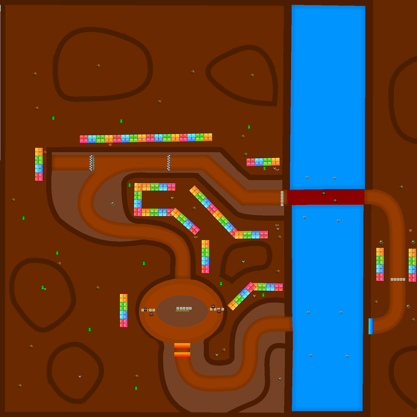 Chocolate Cliffside - Mario Kart PC