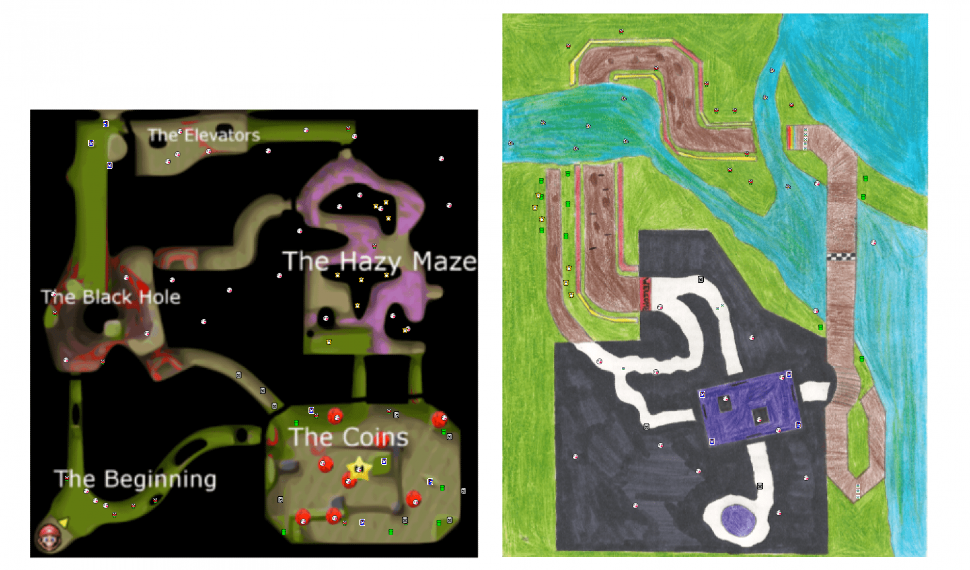 Hazy Maze Cave - Mario Kart PC