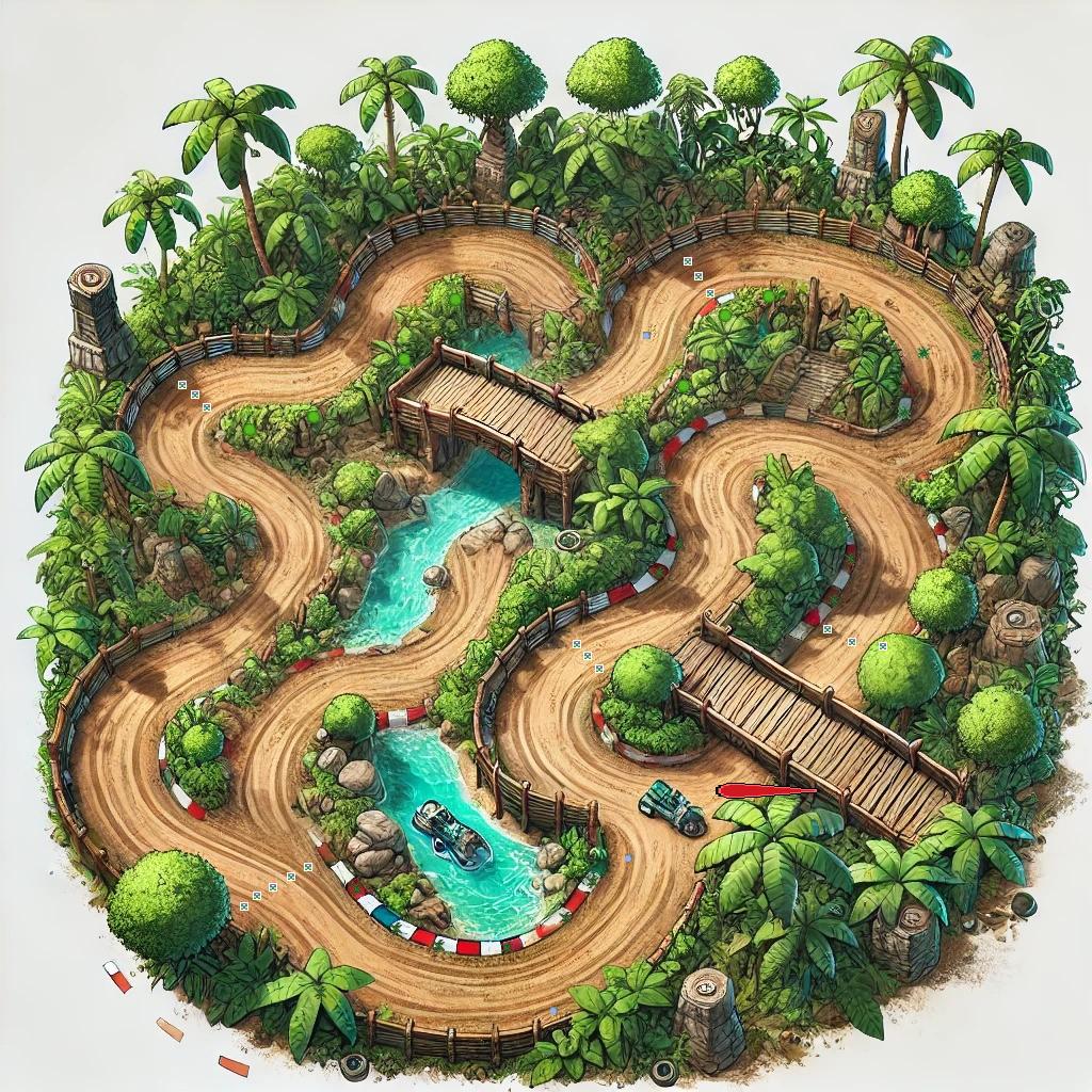 Tropical Treetop Tour - Mario Kart PC