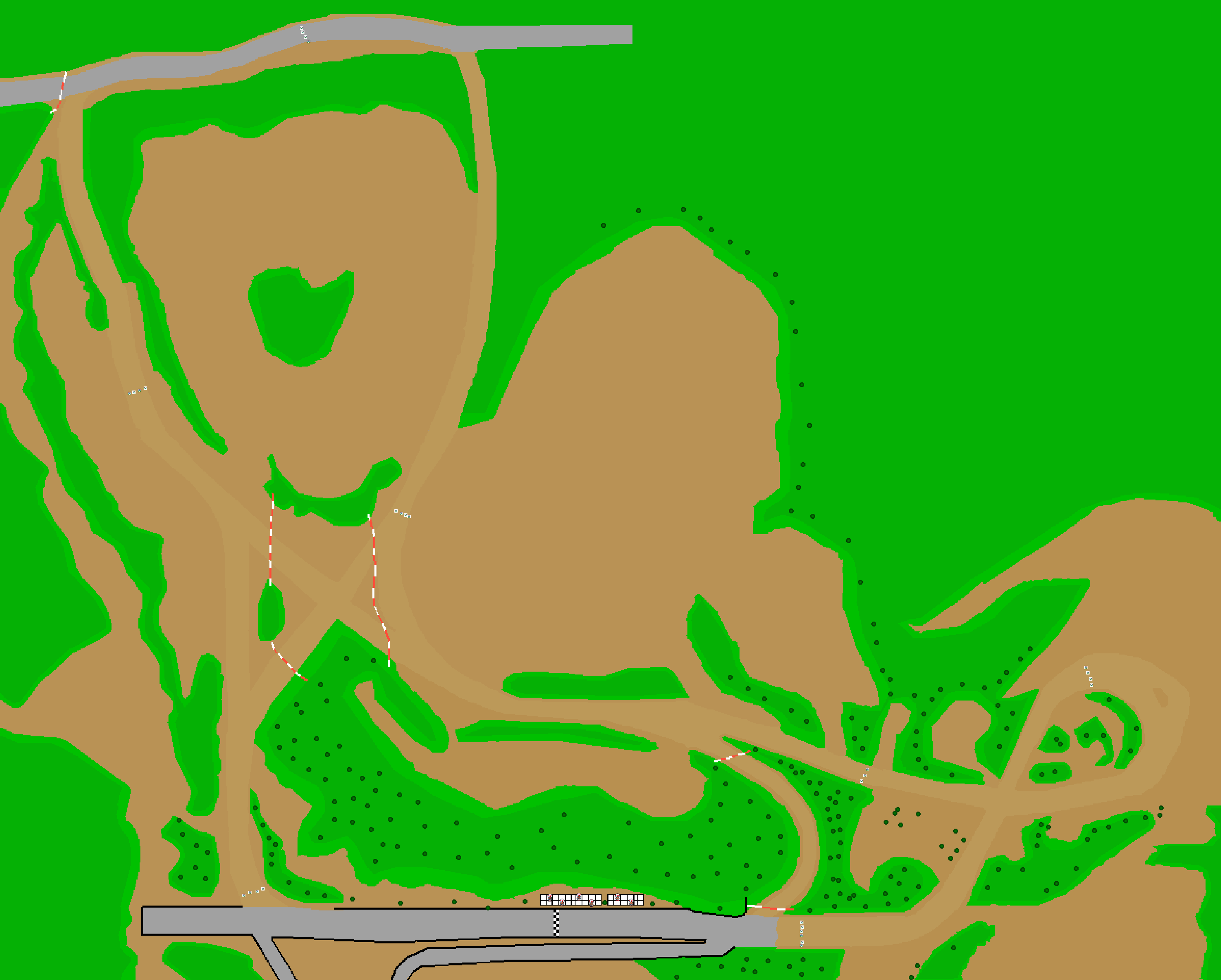 Boulder bank circuit - Mario Kart PC