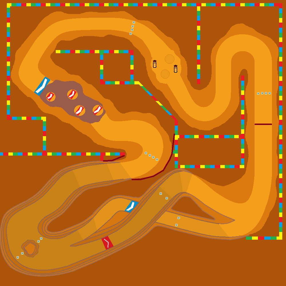 Sunset Wilds - Mario Kart PC