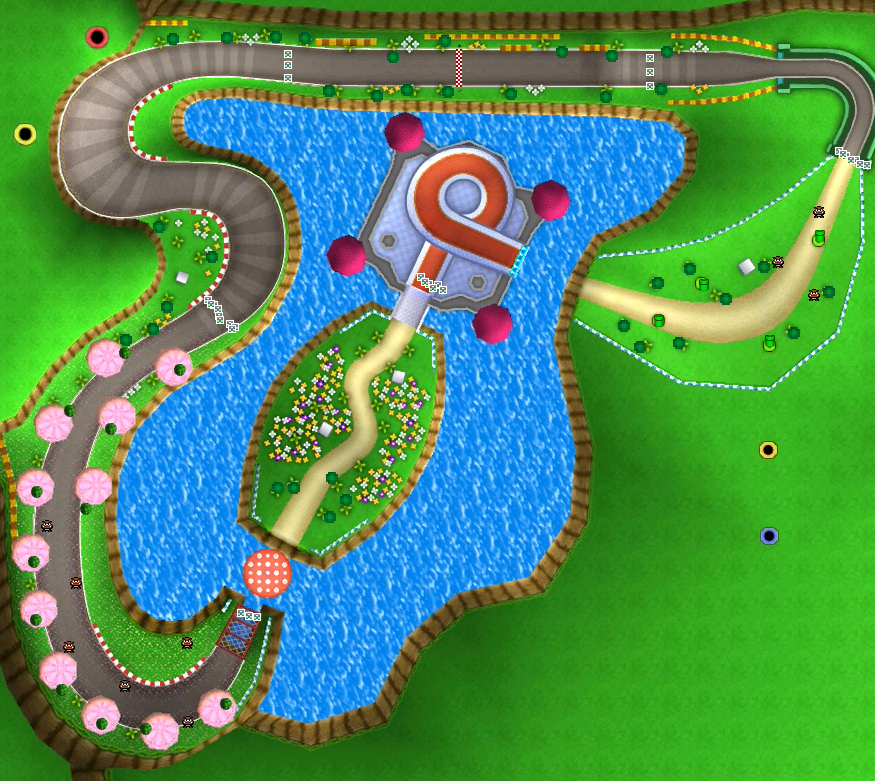 Peach Gardens - Mario Kart PC