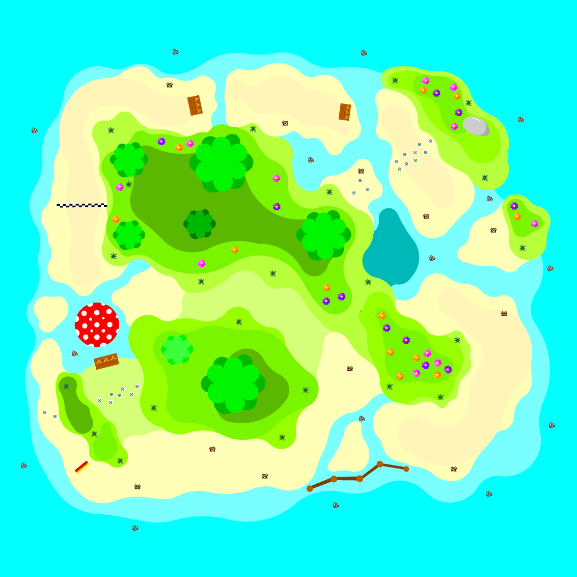 Koopa Beach 1 - Mario Kart PC