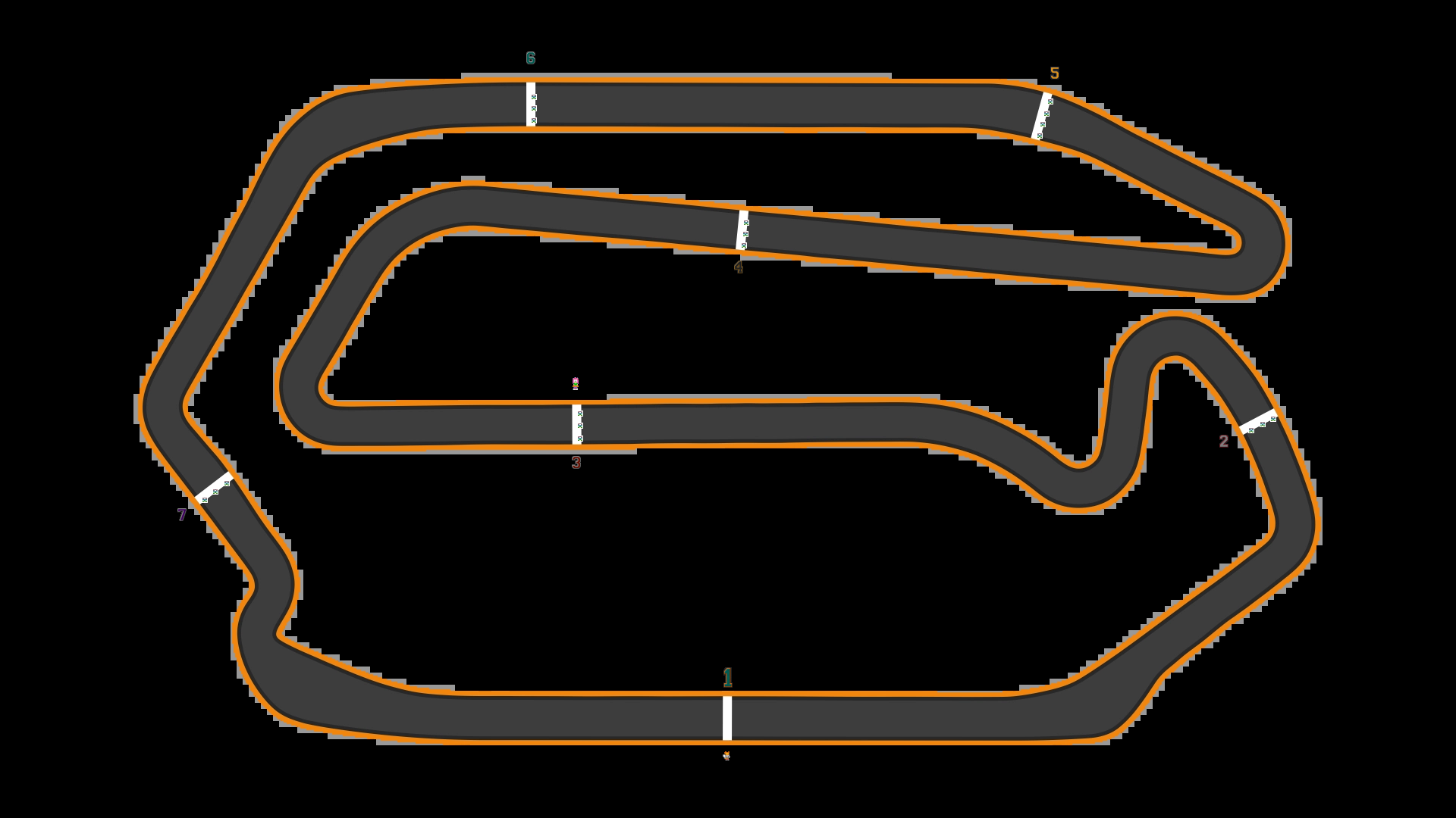 Homestead-Miami Speedway — Road Course - Mario Kart PC