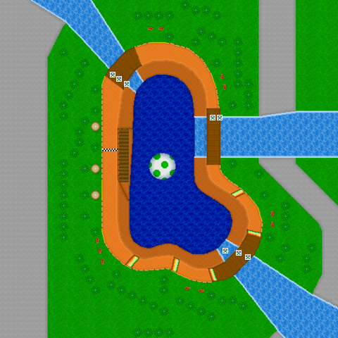 Yoshi Falls - Mario Kart PC