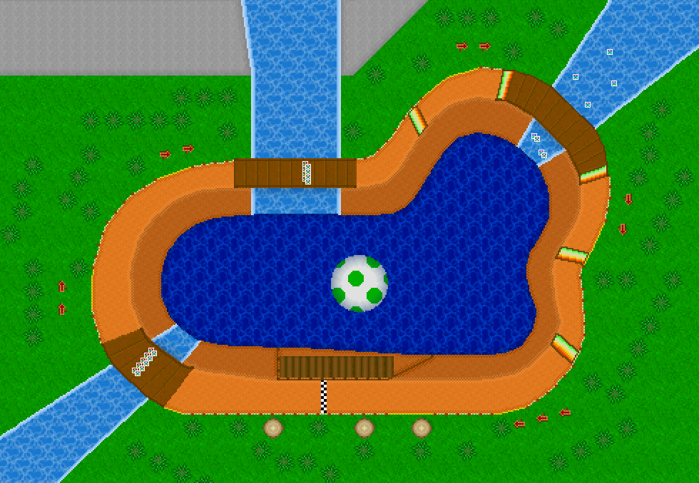 Yoshi Falls - Mario Kart PC