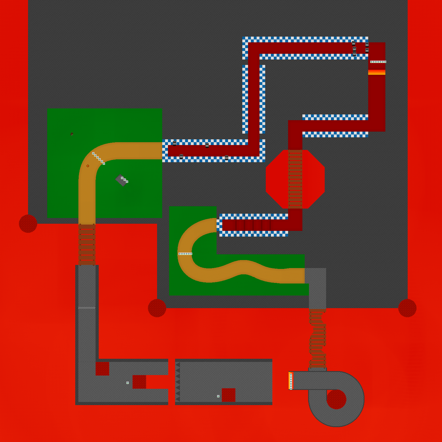 Bowser's Castle - Mario Kart PC