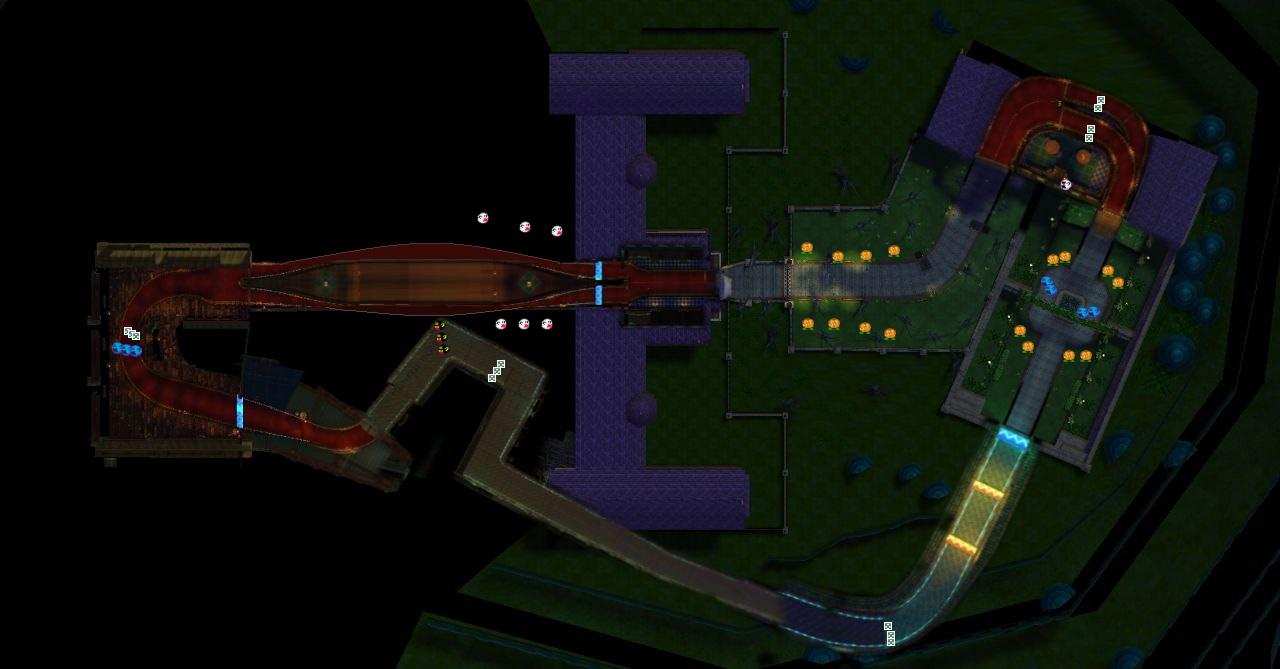 Twisted Mansion. Halloween Version + Daytime Version - Mario Kart PC