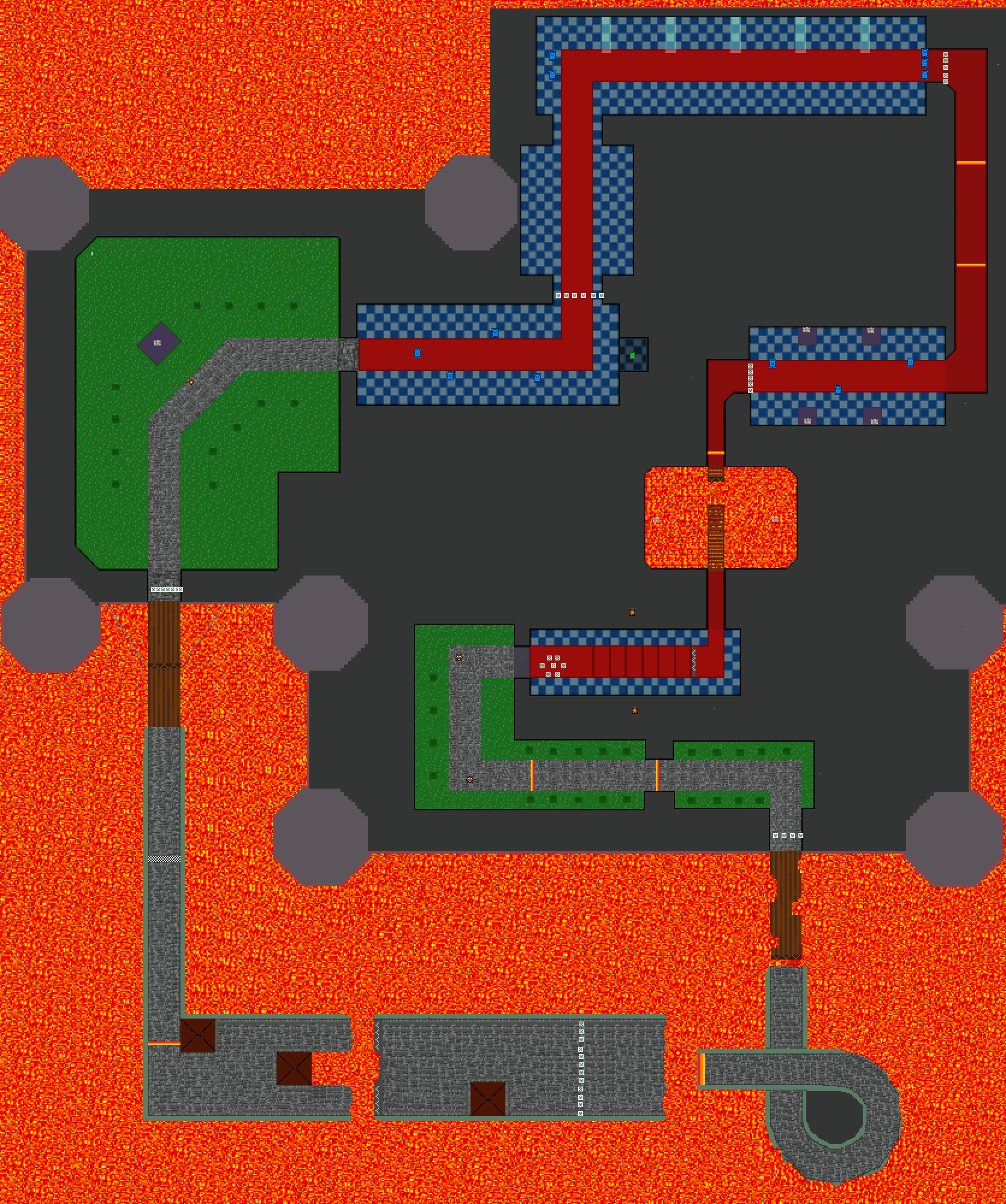 Bowser's Castle - Mario Kart PC