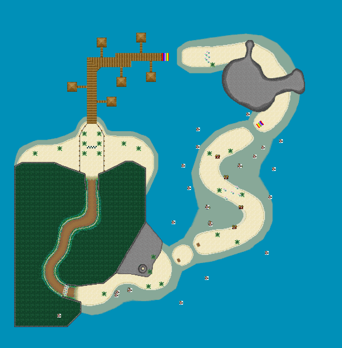 Ds cheep cheep beach - Mario Kart PC