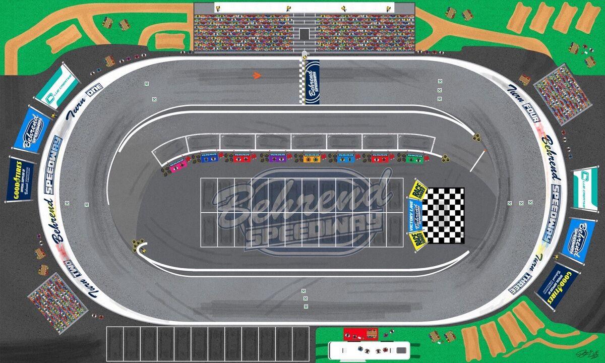Oval Raceway - Mario Kart PC