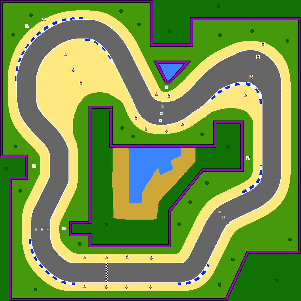 Shelly's Raceway - Mario Kart PC