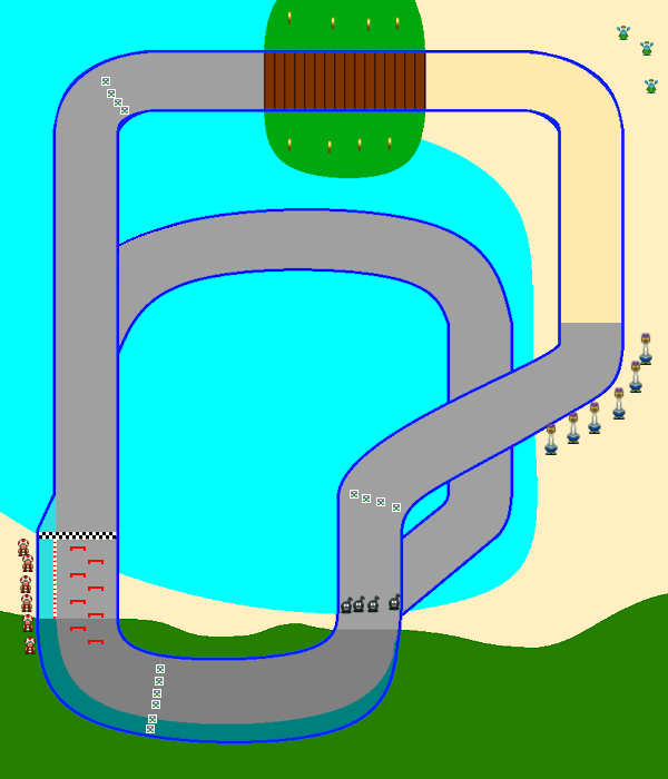 Mario Beach. Excellen-Tropical Style - Mario Kart PC