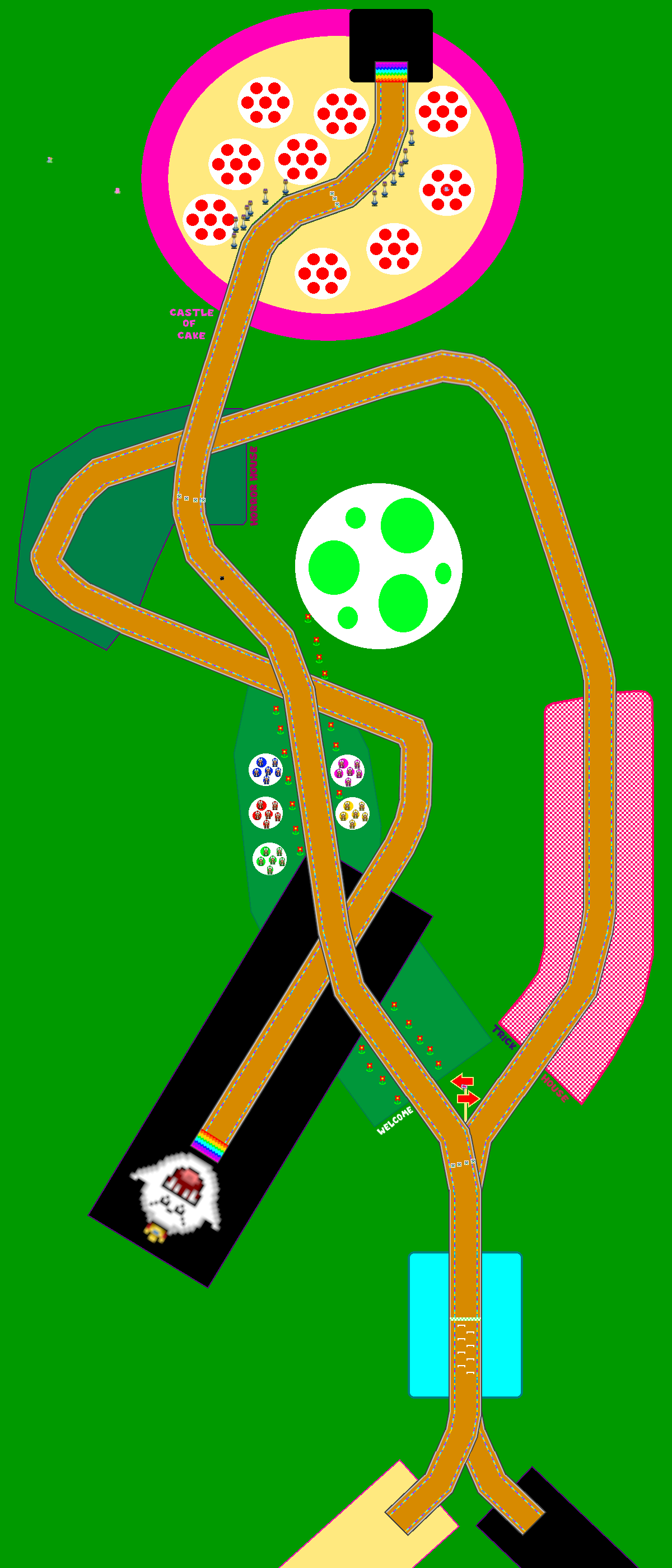 Yoshi Park 1 - Mario Kart PC