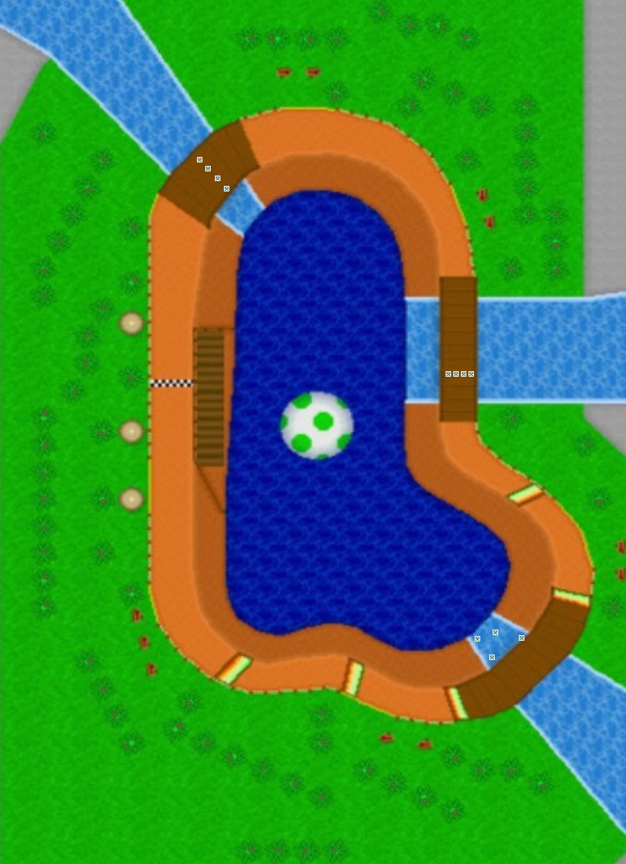 Yoshi Falls - Mario Kart PC