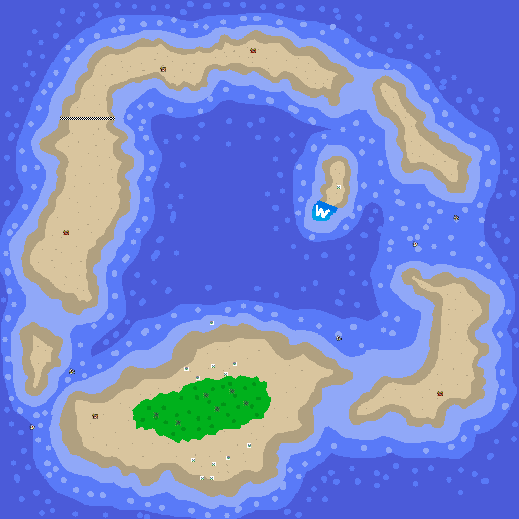 SNES Koopa Beach 1 - Mario Kart PC