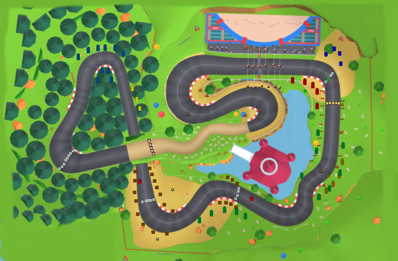 Sailor Moon Stadium - Mario Kart PC