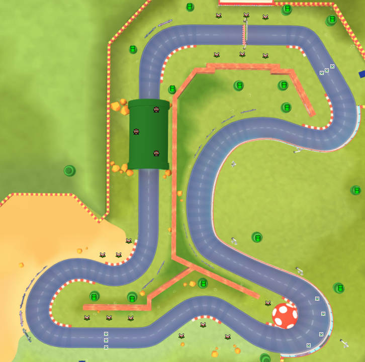 Mario Raceway - Mario Kart PC