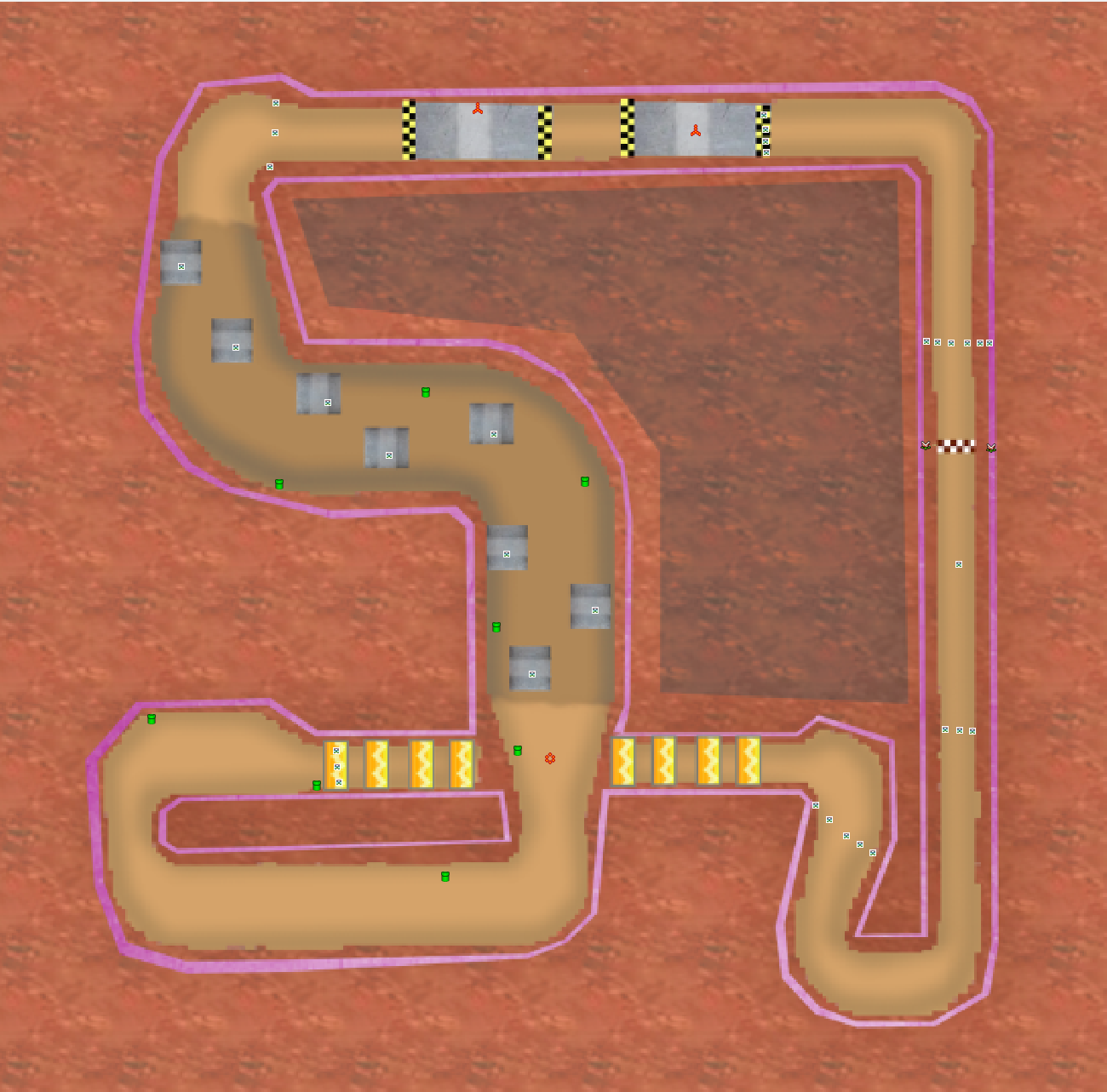 Wario Stadium (MKW version) - Mario Kart PC